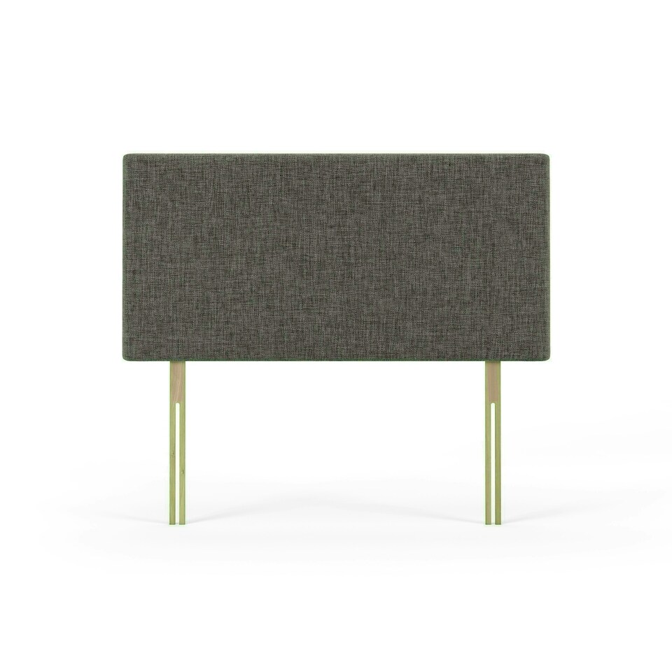 Valencia Slate Grey Linen Headboard Single | Multi - Tesco Groceries
