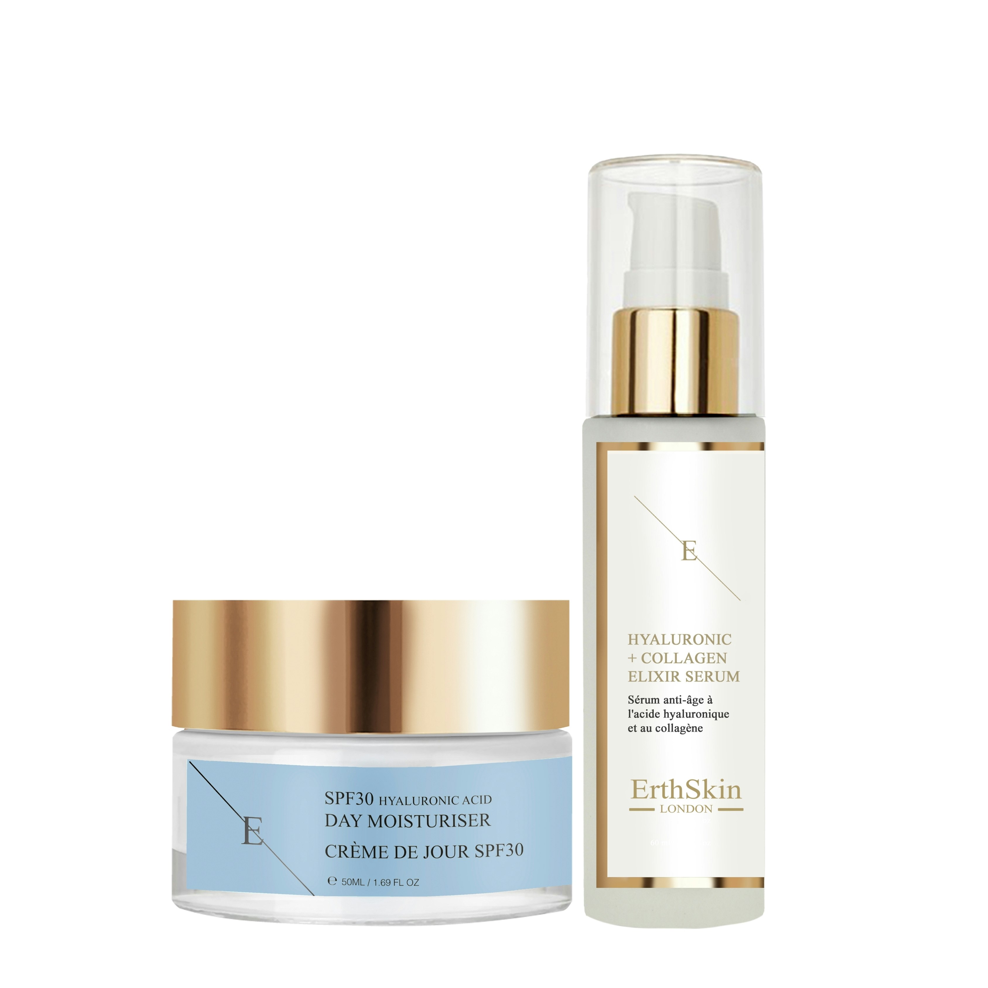 Spf 30 Hyaluronic Acid Day Cream 50ml + Hyaluronic Acid & Collagen ...