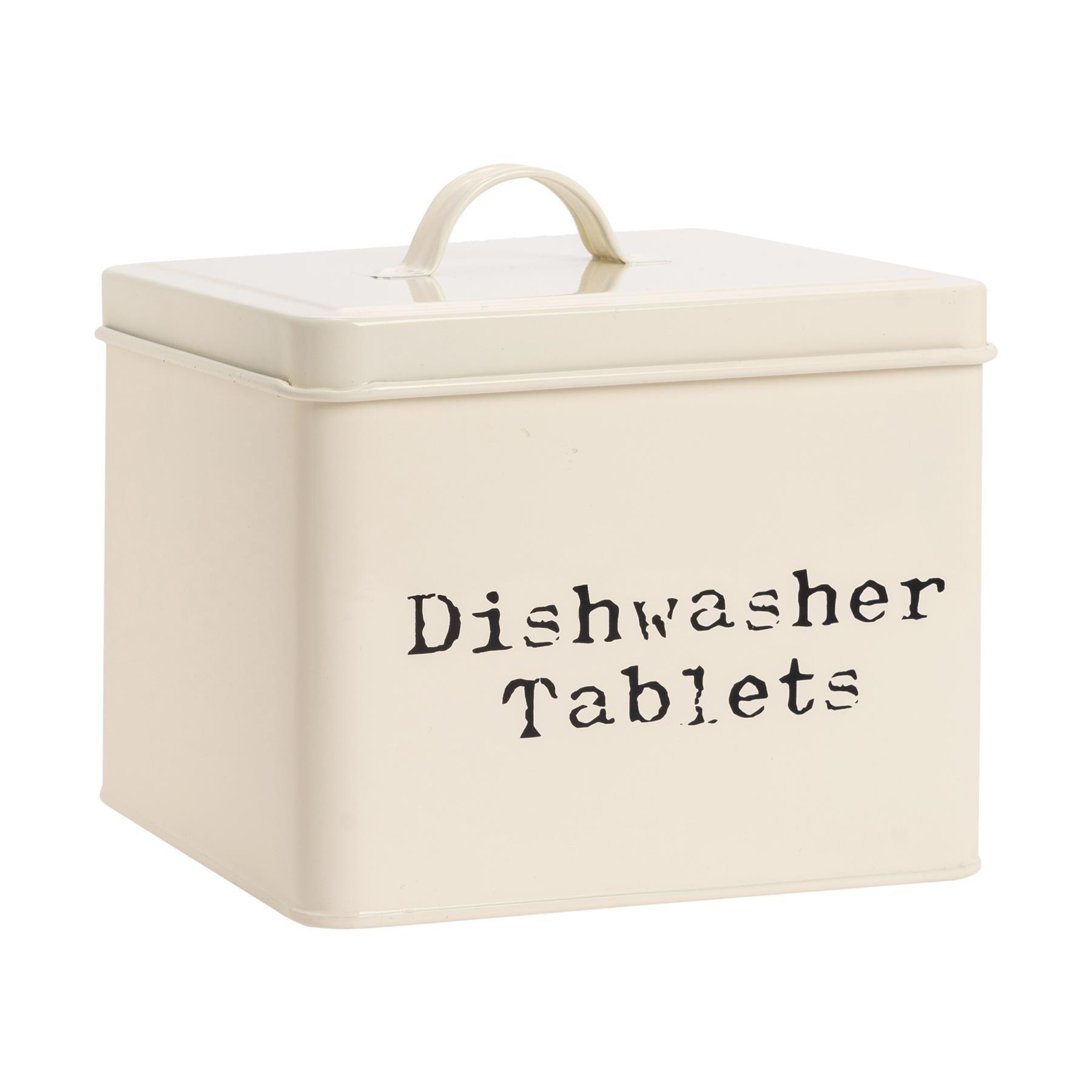 Harbour Housewares Dishwasher Tablet Storage Tin - Vintage Under Sink ...