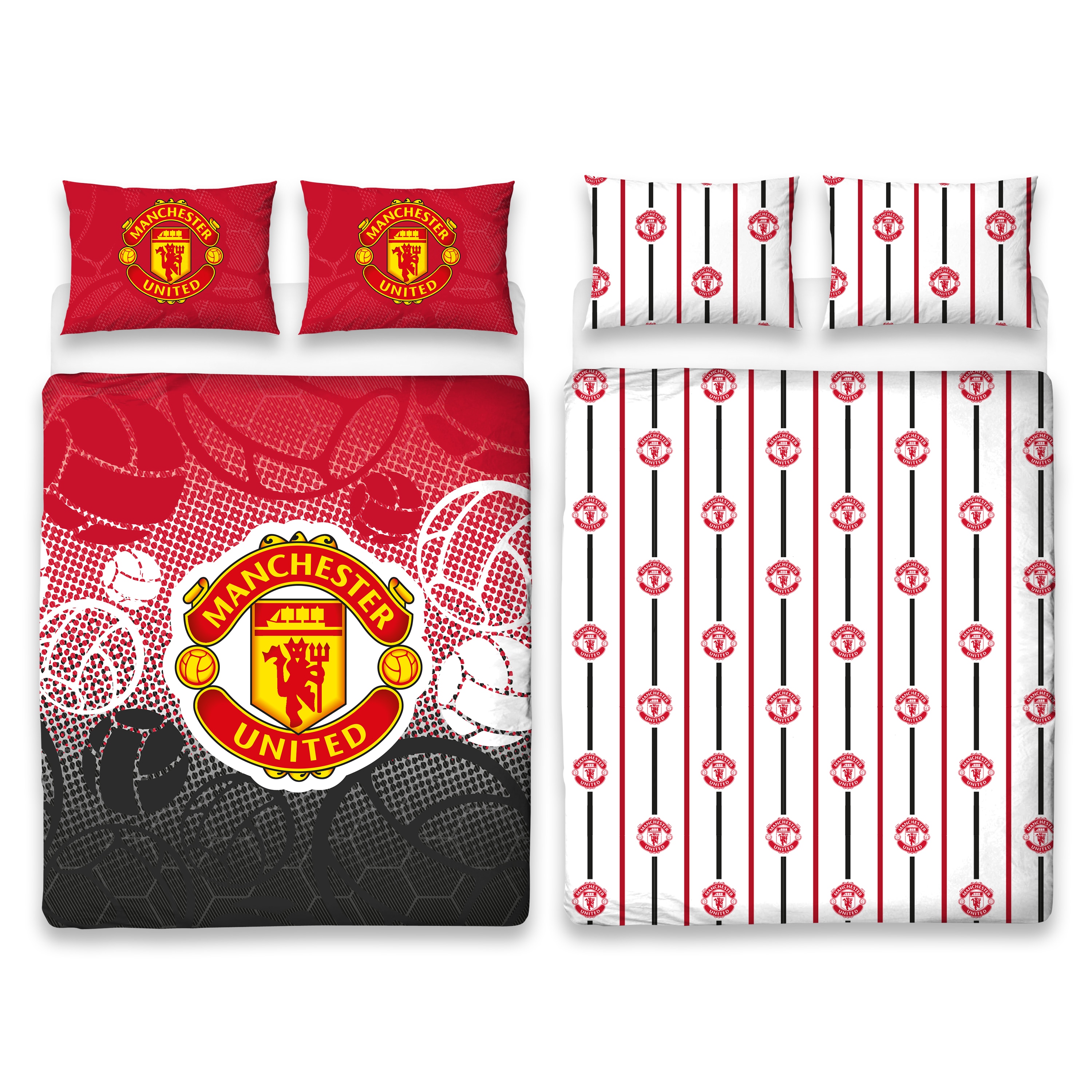Manchester United FC Crest Double Duvet Cover - Tesco Groceries