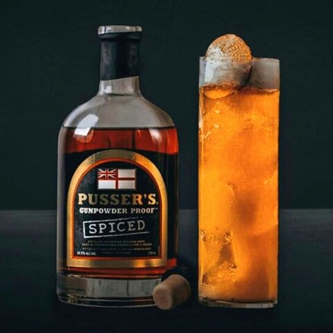 Pusser's Rum Gunpowder Spiced Navy Rum, 70CL - Tesco Groceries