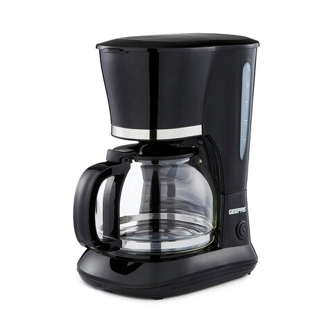GEEPAS 1.5L Filter Coffee Machine | 800W Coffee Maker, Black - Tesco ...