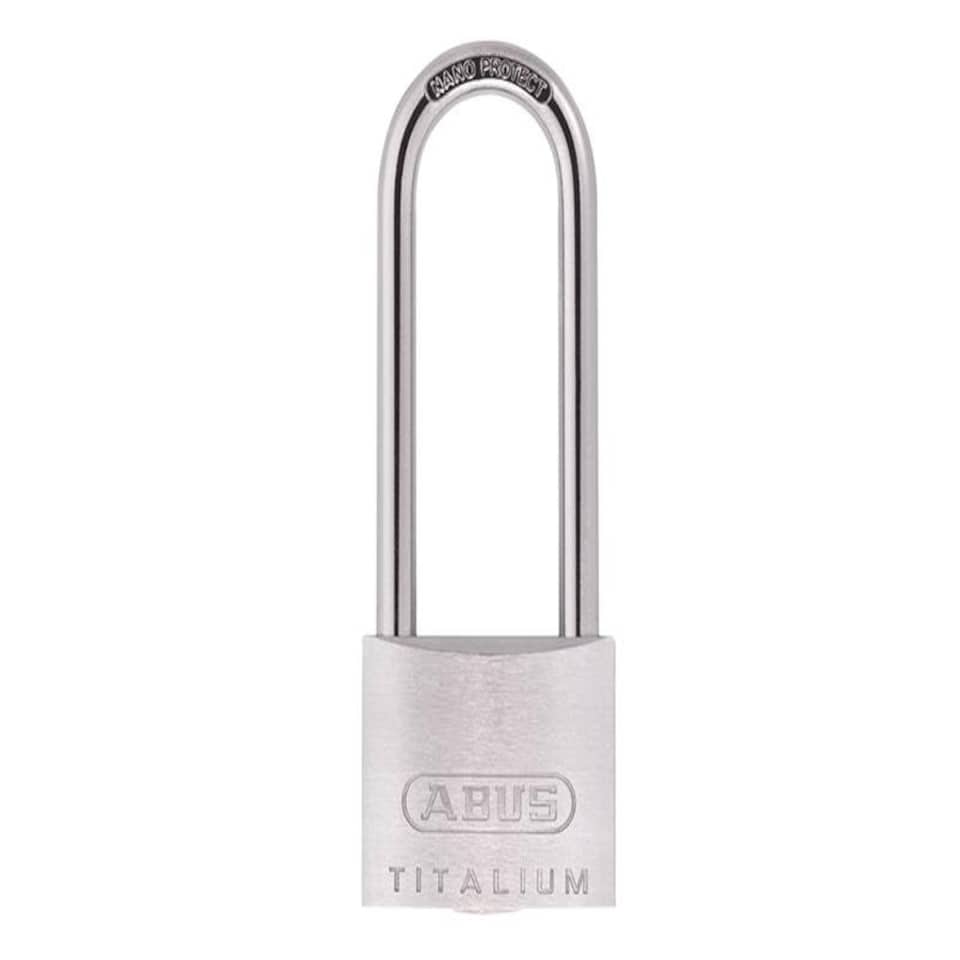 ABUS Mechanical 80Ti/40Mm Titalium Padlock 40Mm Long Shackle Keyed ...