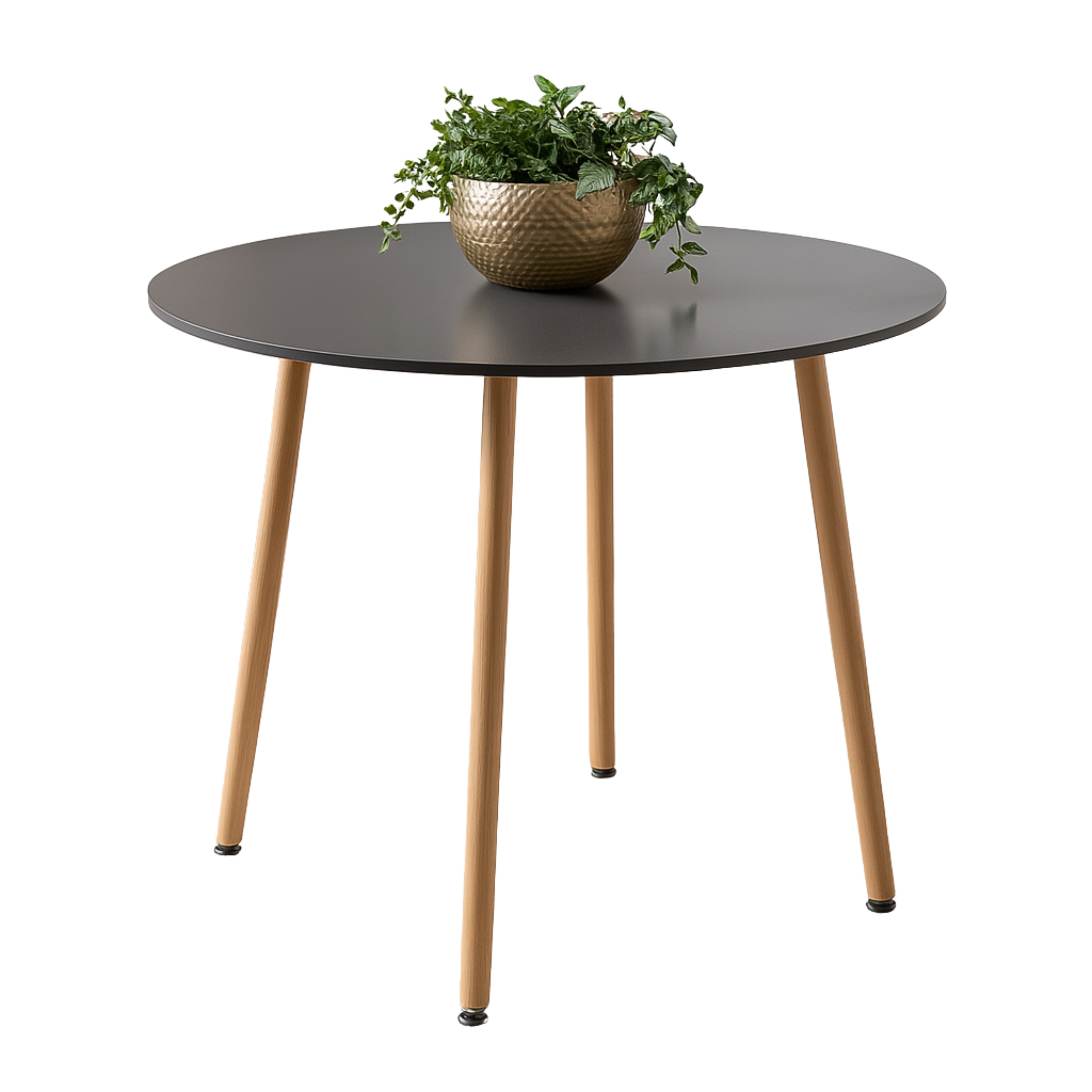 Dining Table Grey Wood Kitchen Place for 4 Seats, Dining Table Only ...