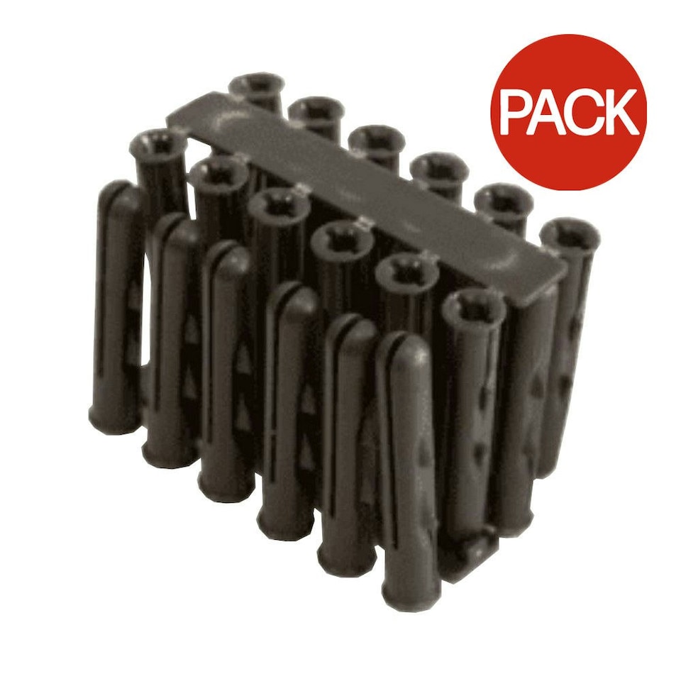 SupaFix Heavy Duty Plugs (Pack Of 20) - Brown - 7mm - Tesco Groceries