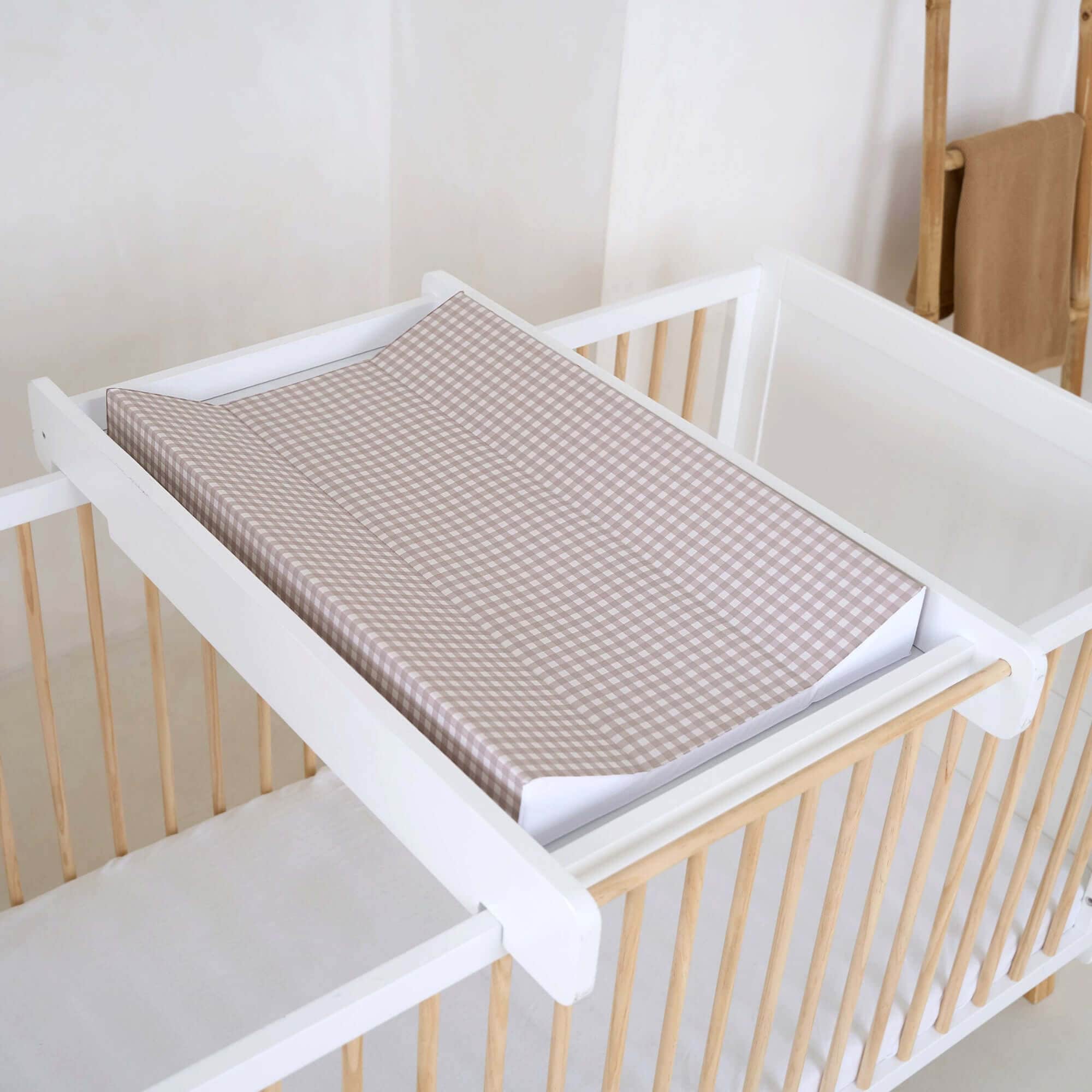 Clair de Lune Gingham Anti-Roll Wedge Baby Changing Mat - Tesco Groceries