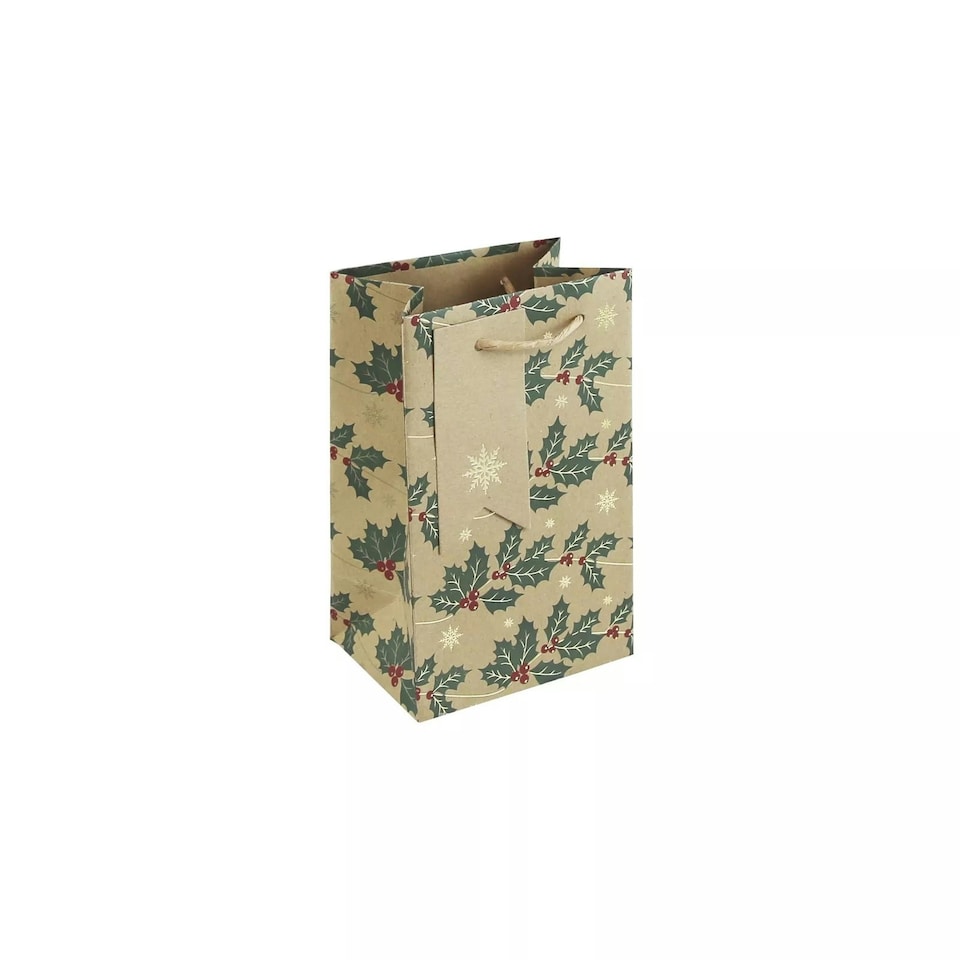 Kraft Holly Perfume Christmas Gift Bag - Tesco Groceries