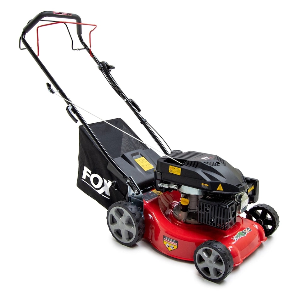 Petrol Lawn Mower Wolf Fox LITTLE SOD 16inch, 41cm, 139cc, Self ...