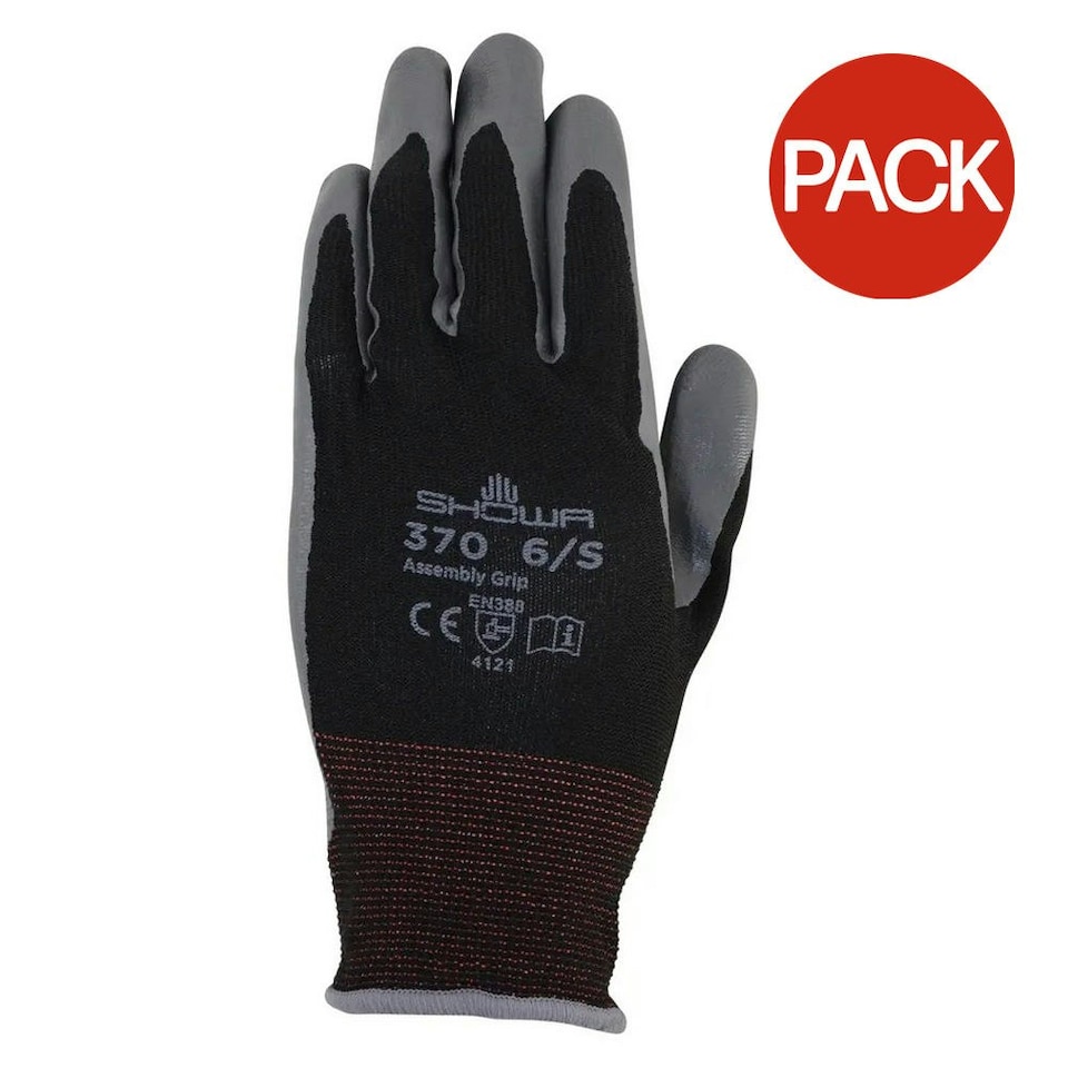 Hy5 Multi-Purpose Stable Gloves (Pack of 6) - Black - S Black | S ...