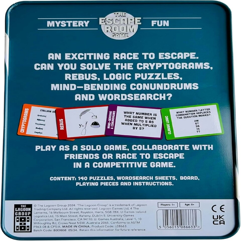 The Escape Room Mystery Game - Tesco Groceries