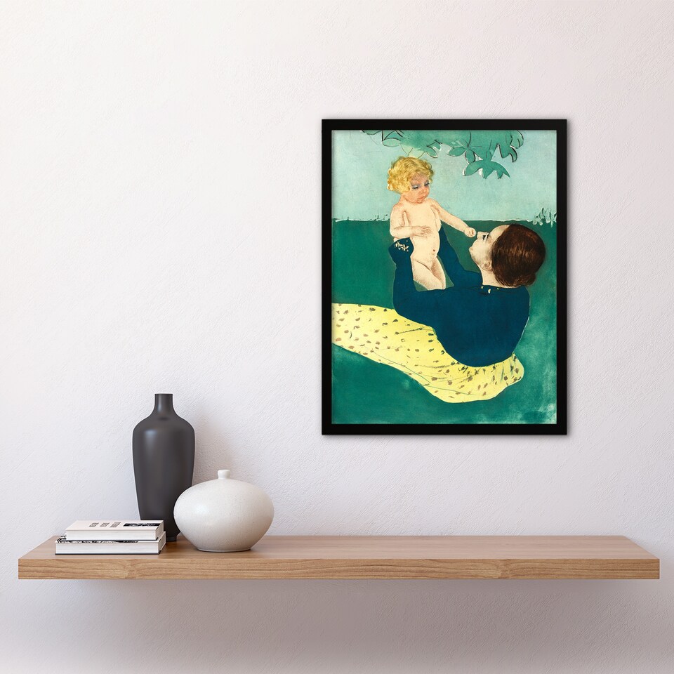 Mary Cassatt Framed Wall Art Print Under the Horse Chestnut Tree Home ...
