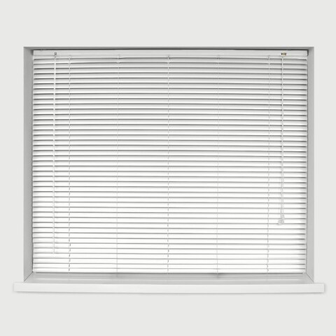 Aluminium Venetian Blinds 45cm x 210cm | White - Tesco Groceries