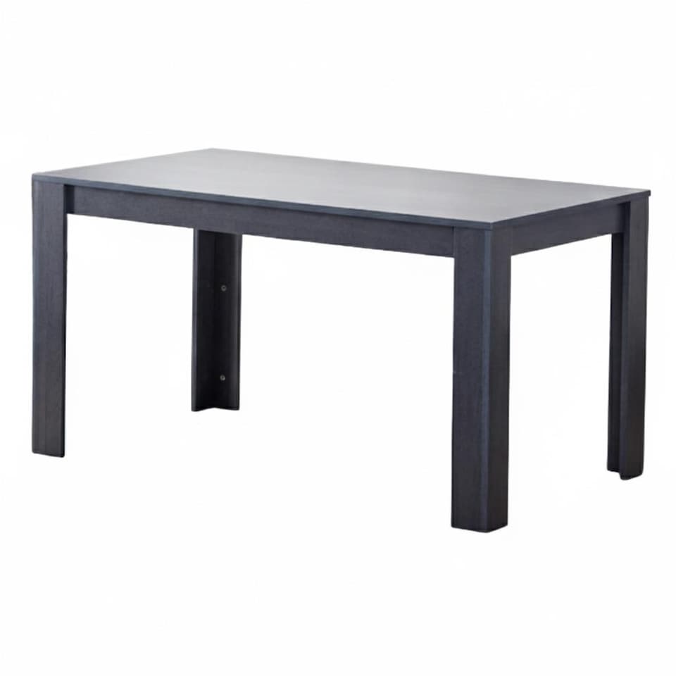 Arrow Charcoal Dining Table Set With 6 Grey Velvet Chairs Dining Room ...