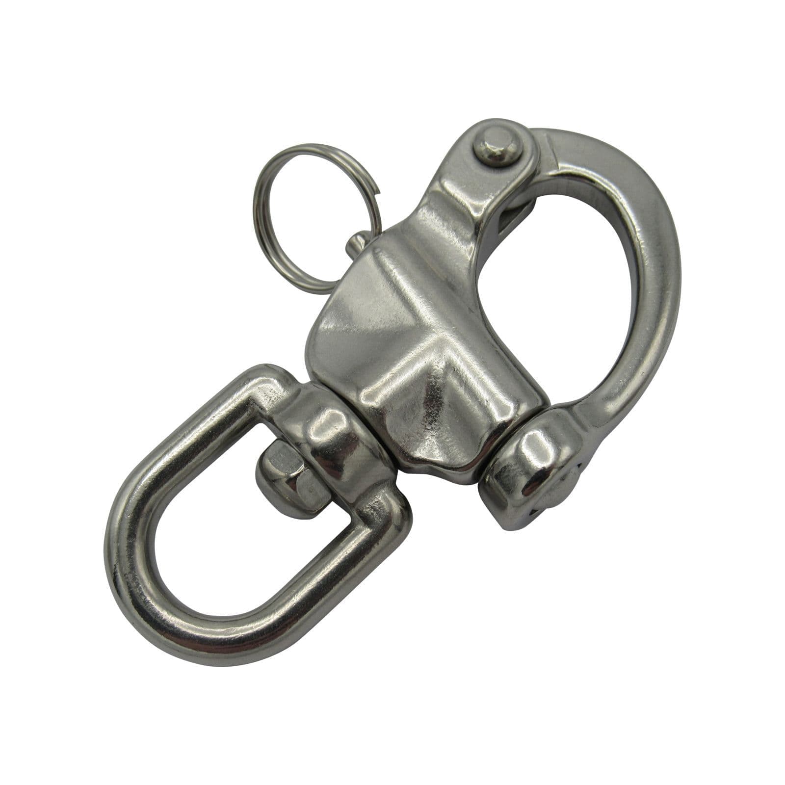 Swivel Snap Shackle Stainless Steel 70MM (Hook Karabiner Quick Release ...