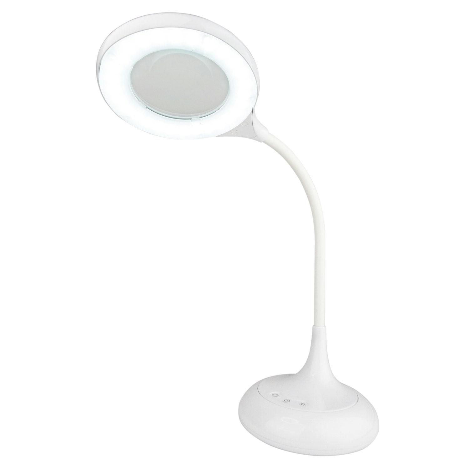 Xtralite LED Desk Lamp With Magnifier | White - Tesco Groceries