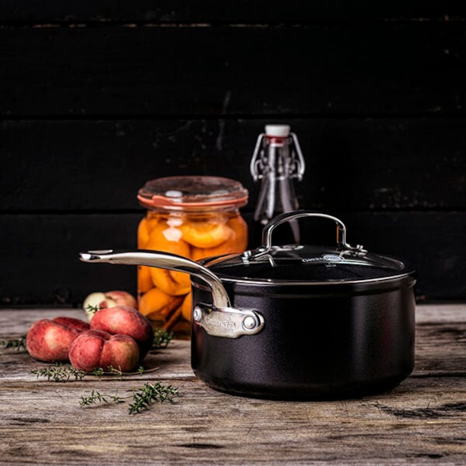 GreenPan Barcelona Pro Aluminium Non-Stick 20cm Saucepan with Lid ...