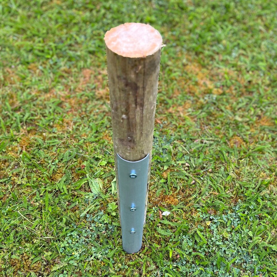 Metal Log Roll Stakes for Lawn Garden Border Edging (Pack of 20 ...