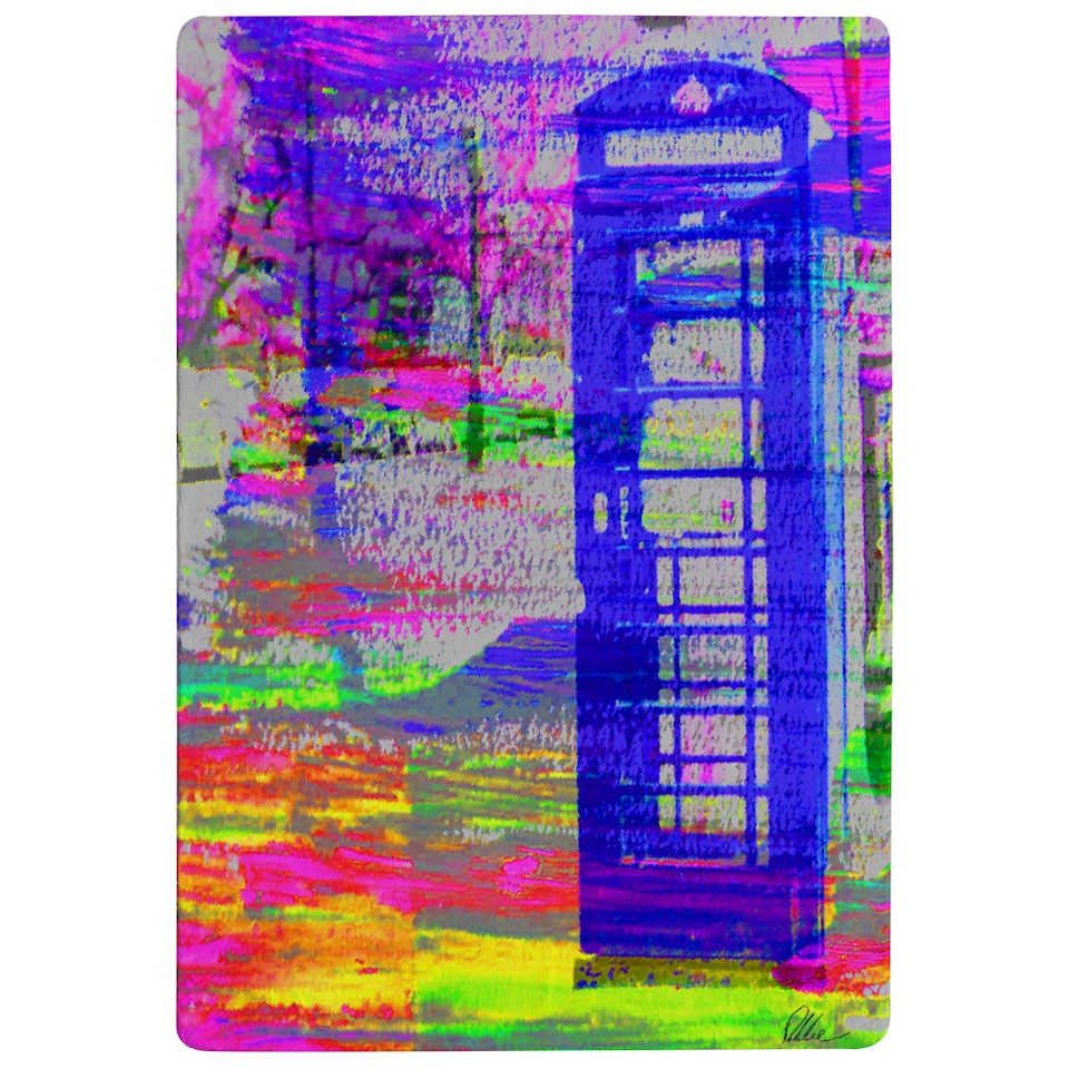 London Post Box Rug | Multi - Tesco Groceries