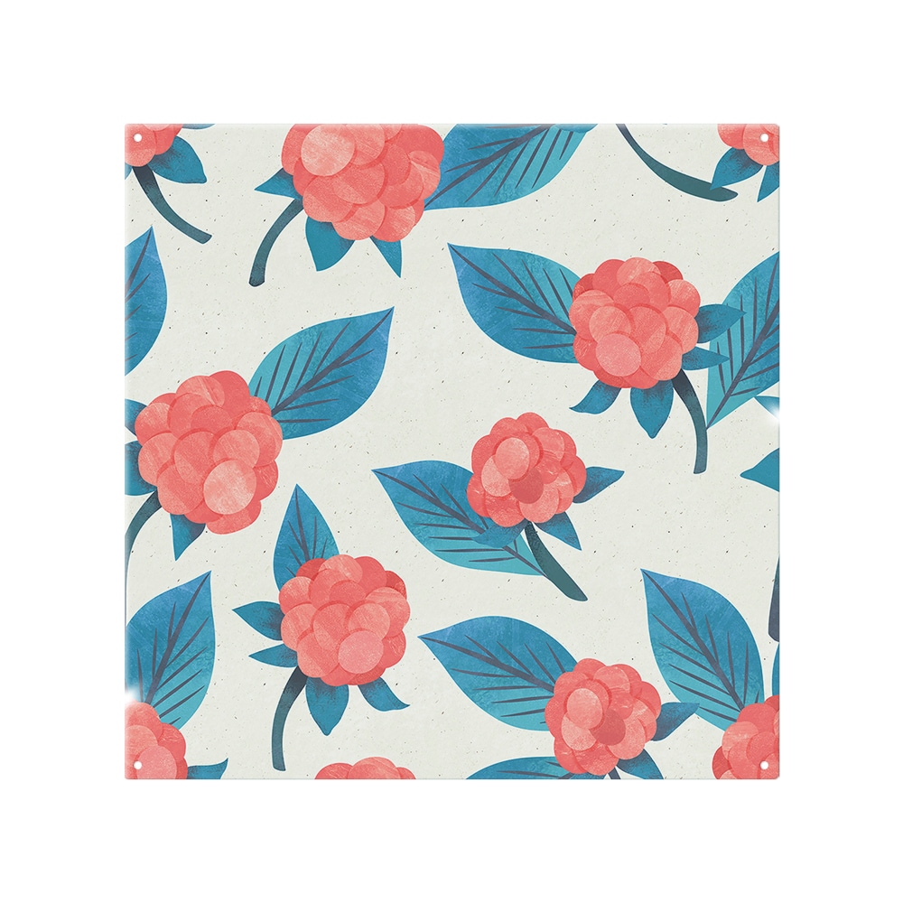 Watercolour Floral Pattern Splash Back | White - Tesco Groceries