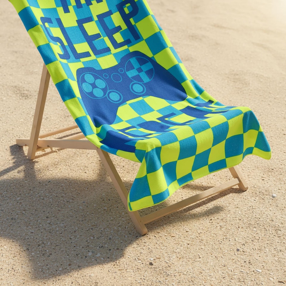 OHS Slogan Beach Towel Printed Quick Dry Summer Travel Microfibre ...