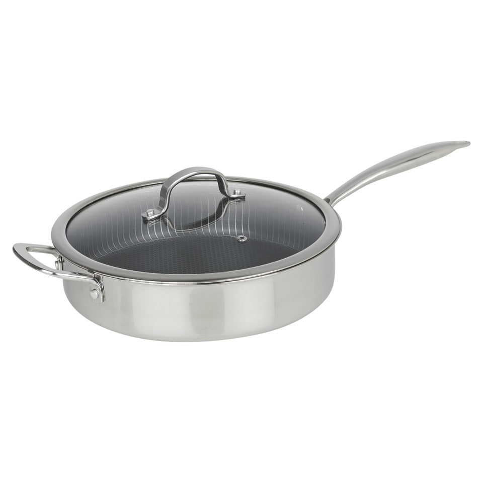 Hextec Non Stick Stainless Steel Aluminium Induction Cookware Tempered ...