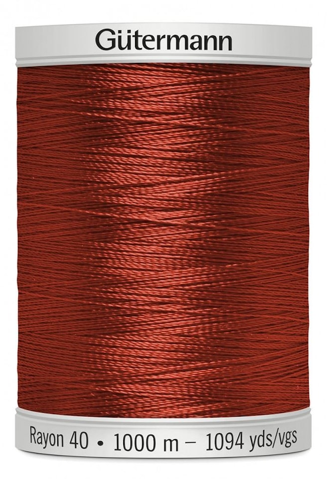 Gutermann No 40 Sulky Rayon Embroidery Thread Red for Embroidery - each ...