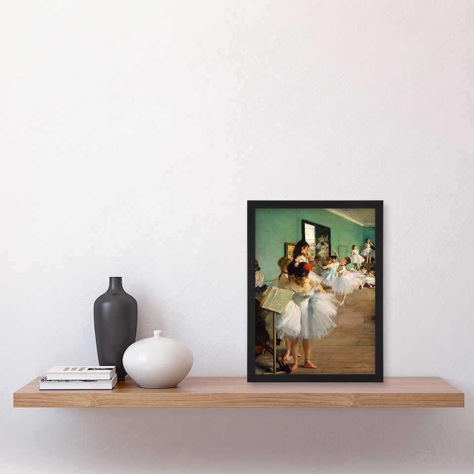 Edgar Degas Framed Wall Art Print The Dance Class Ballet Studio Home ...
