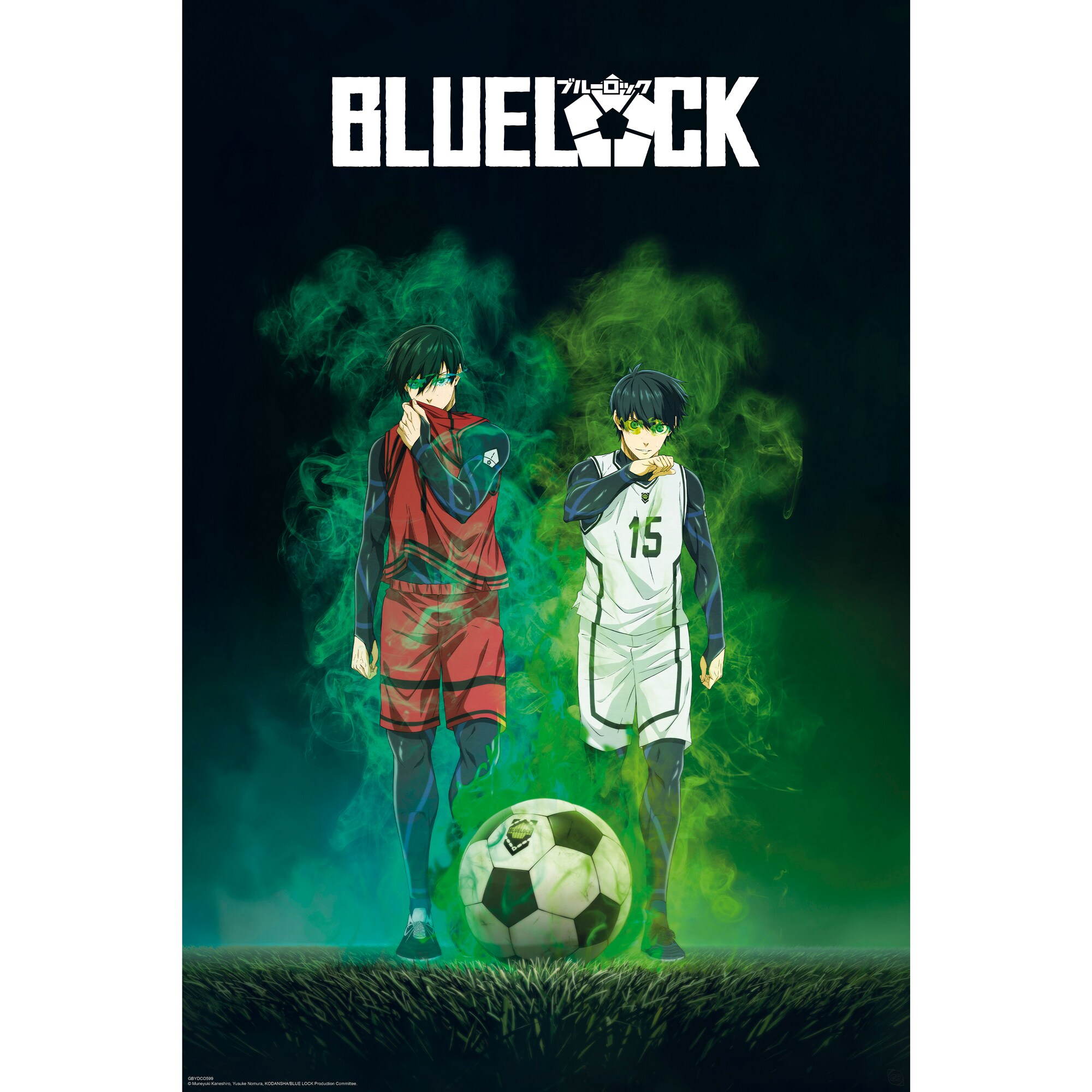 Blue Lock Isagi vs Rin 61 x 91.5cm Maxi Poster - Tesco Groceries