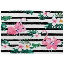 Floral Flamingos (Rug) Multi | Small: 60x110cm - Tesco Groceries