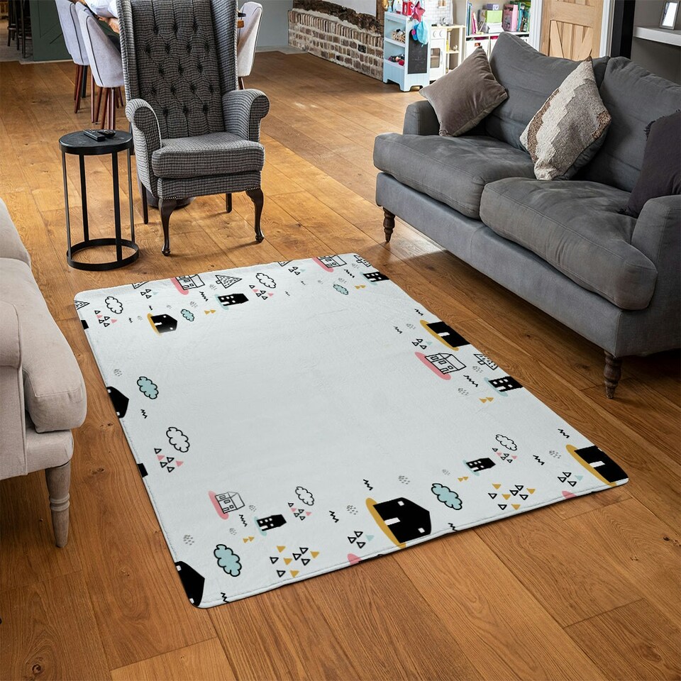 Scandy Doodle (Rug) Multi | Large: 140x200cm - Tesco Groceries