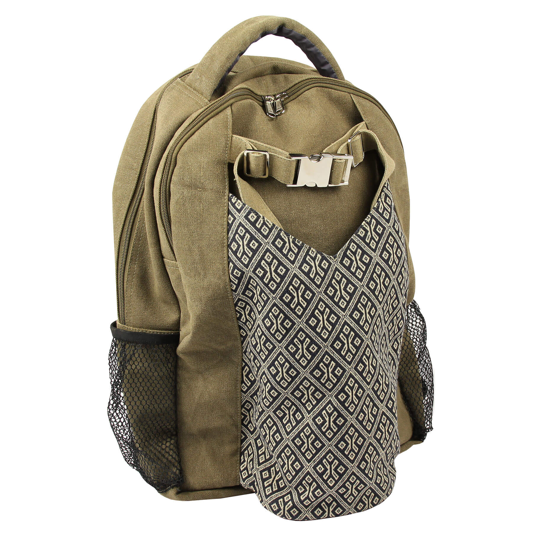 Fitness Mad Yoga Backpack with Mat Clip (fits mats up to 6mm), Tablet ...