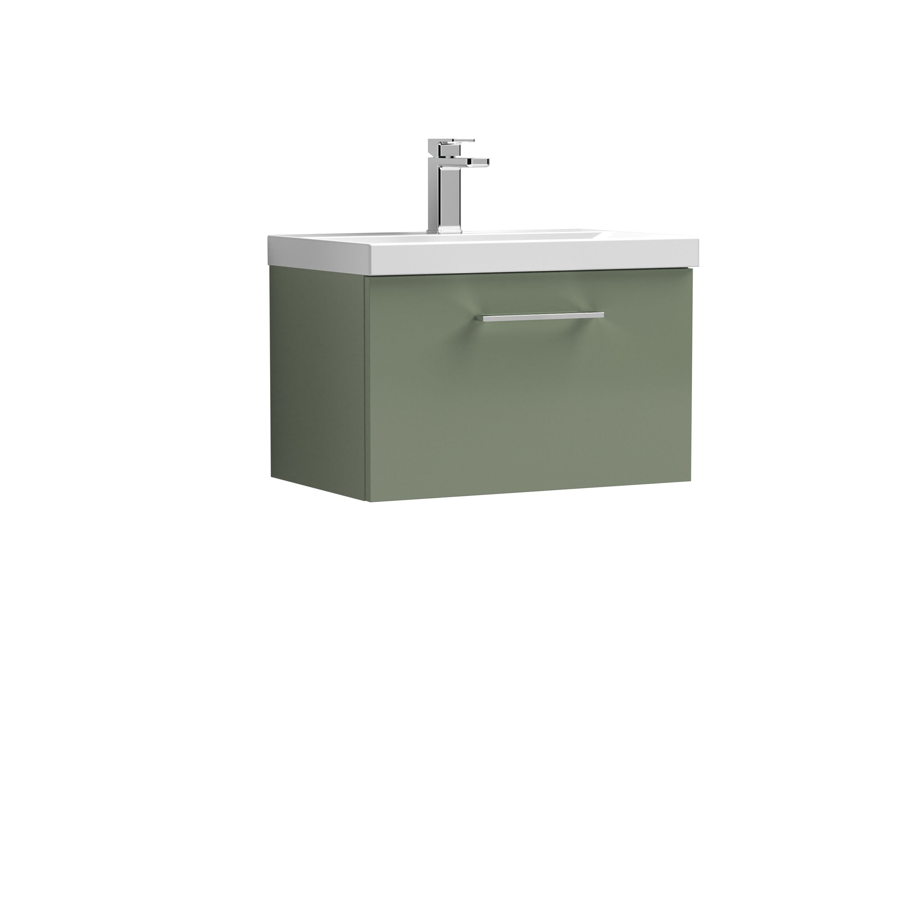 Balterley Level Modern Bathroom Wall Hung 1 Soft Close Drawer Vanity ...