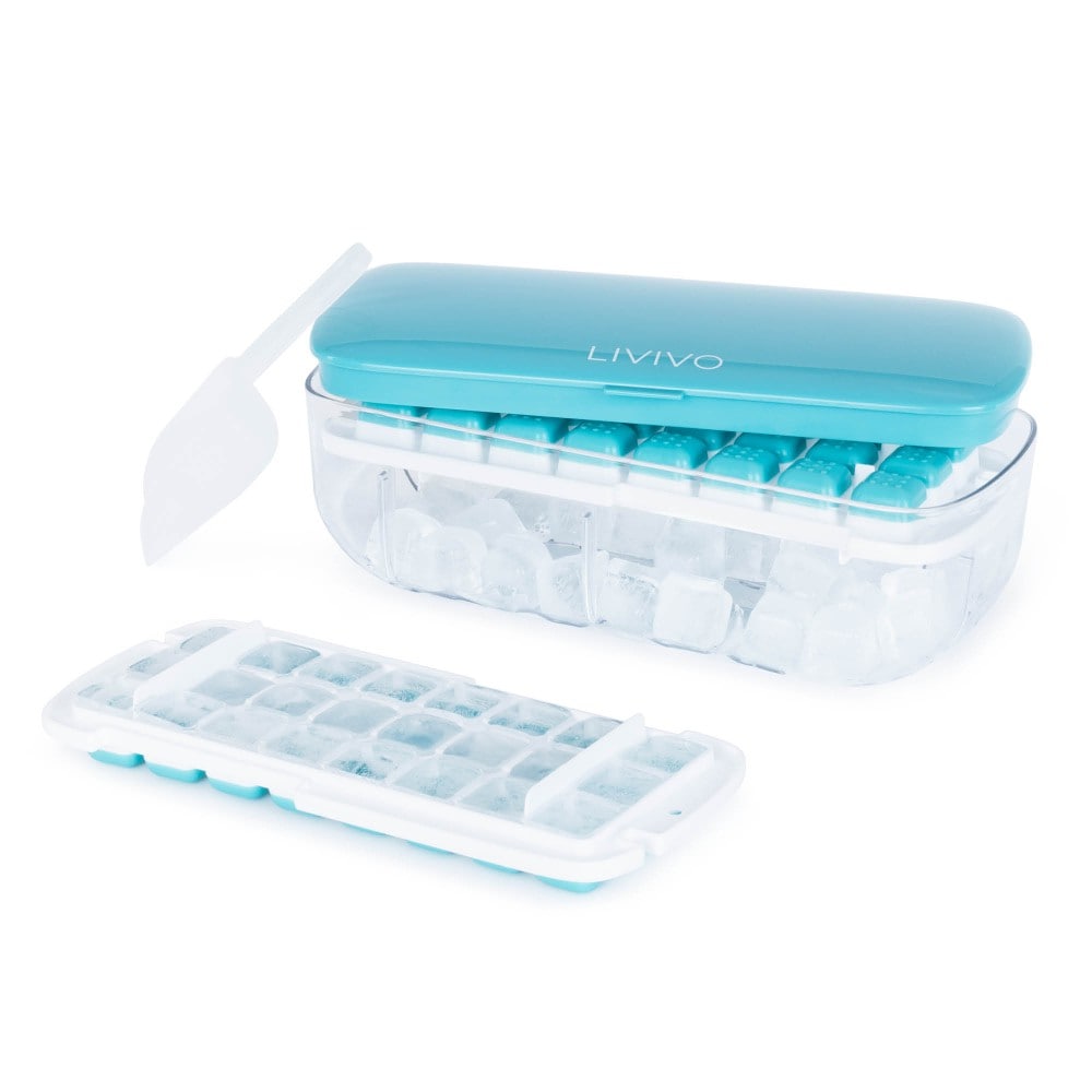 Ice Cube Tray with Dispenser and Storage - Tesco Groceries