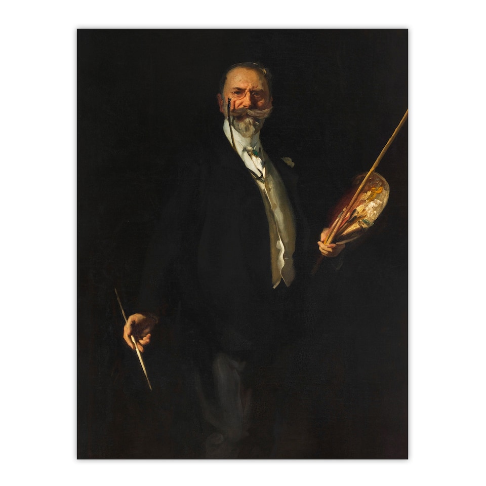 John S Sargent Framed Wall Art Artist William Merritt Chase Portrait ...