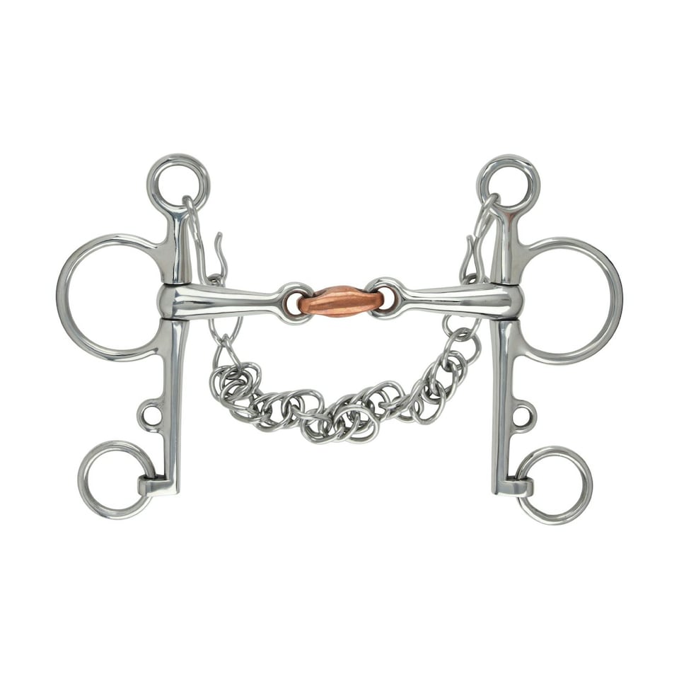 Shires Copper Double-Jointed Horse Pelham Bit - Silver - 6in - Tesco ...