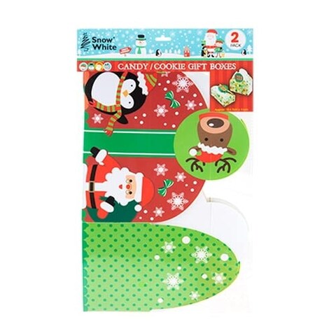 Christmas Characters Sweet Treats Gift Boxes - Pack of 2 - Tesco Groceries