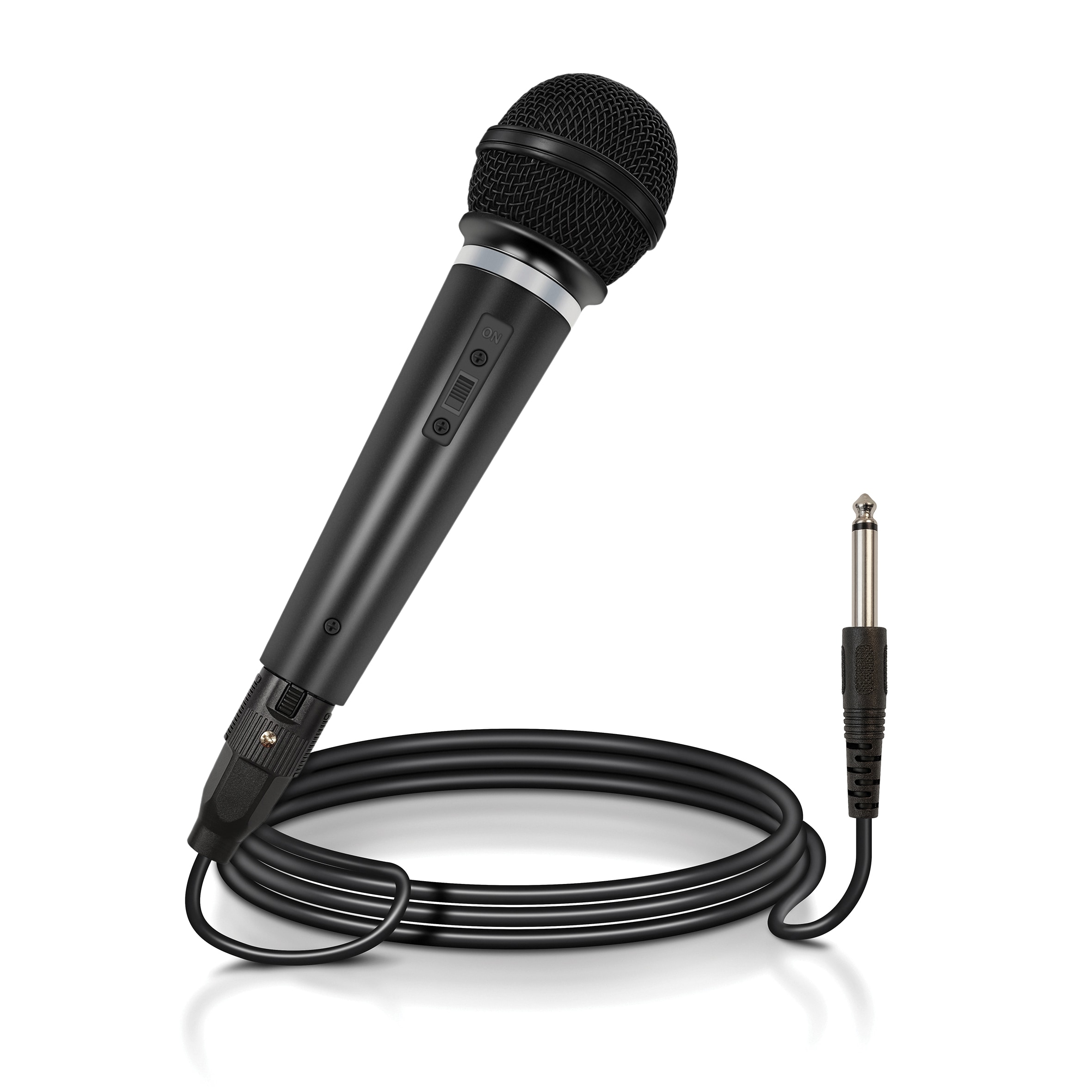 Soundlab Dynamic Vocal Microphone With Fixed 3m 6.35mm Jack Lead Black ...
