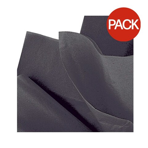 Unique Party Tissue Paper (Pack of 10) - Black - 26in x 20in - Tesco ...