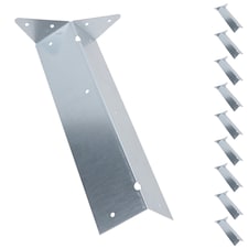 Arris Rail Bracket Fence Post Support Galvanised 300mm Panel Repair ...