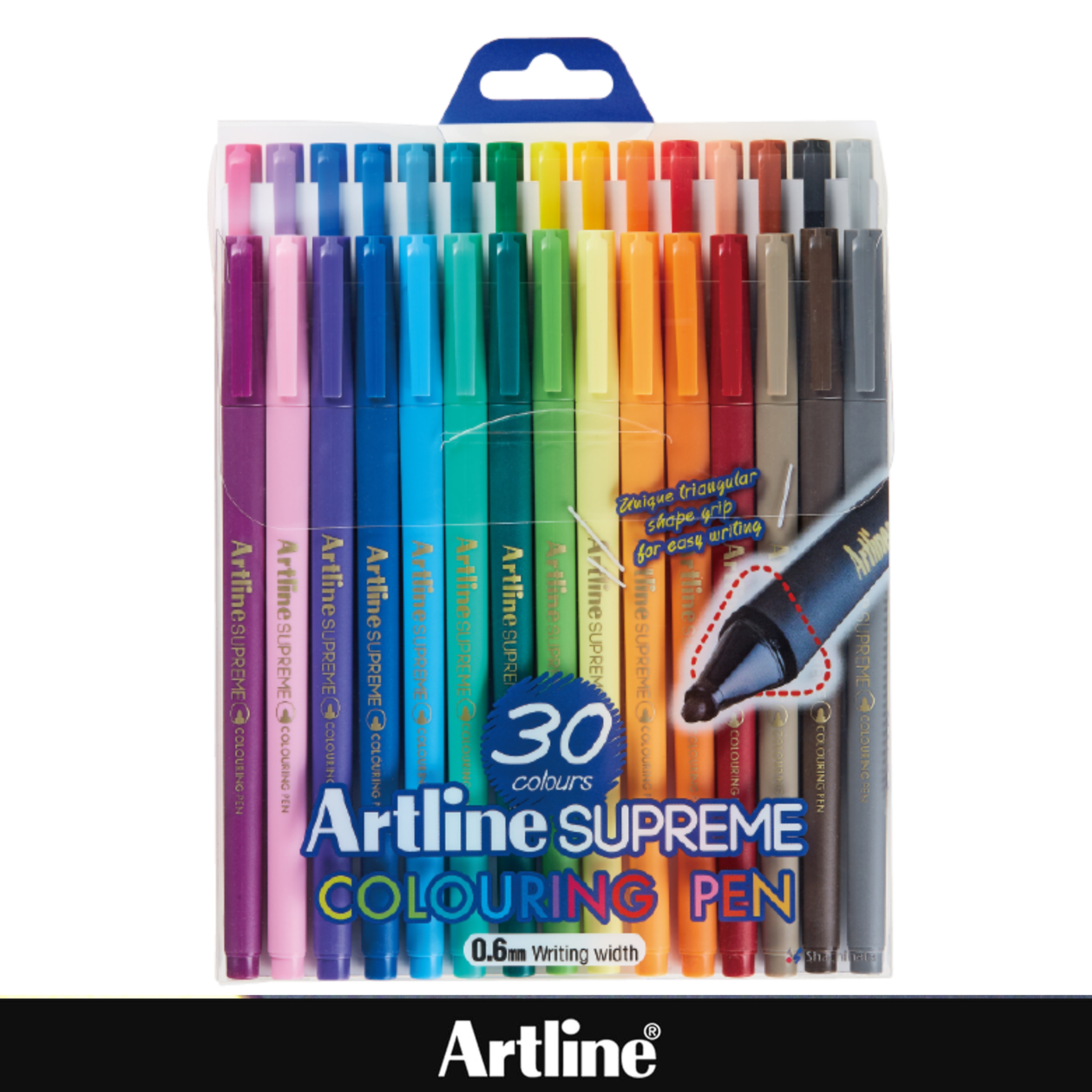 Artline Supreme Colouring Pens Assorted 30 Pack - Tesco Groceries