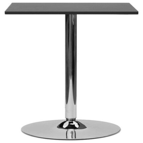 Aslop High Poseur Bar Table Square Top Black | Black - Tesco Groceries