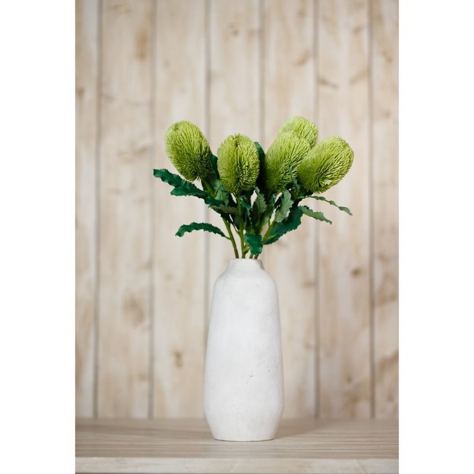 Large Banksia Serrata (Single Stem Flower) - Plastic - Height 65 cm ...