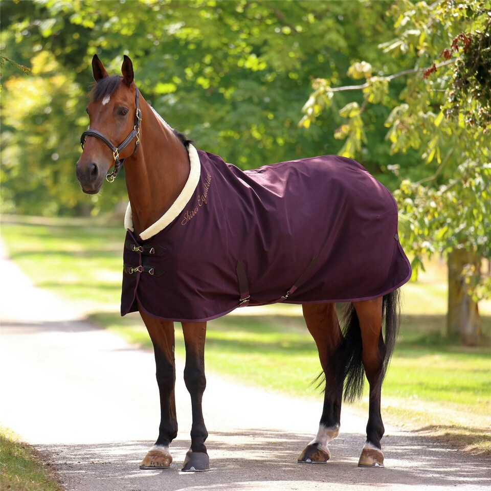 Shires Deluxe Stable Sheet Rug Blue | Size: 5'9 Inch/69 Inch Colour ...