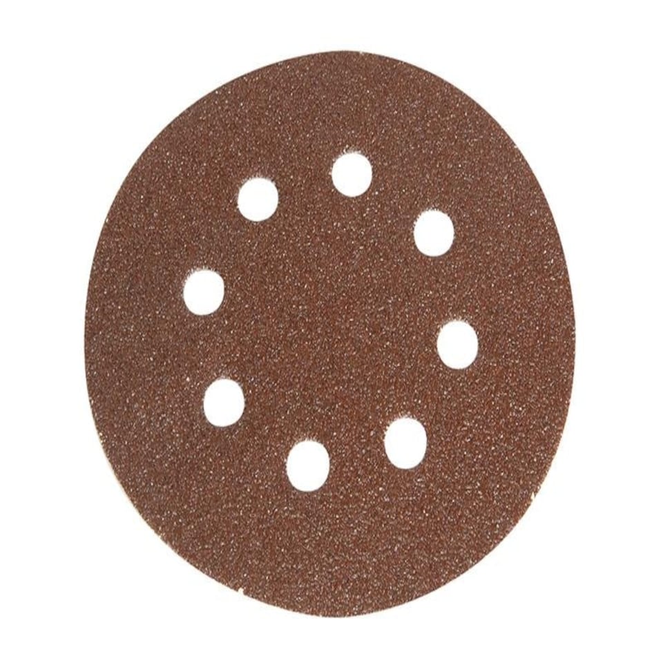 Faithfull Hook & Loop Sanding Disc Did3 Holed 125Mm Coarse (Pack Of 5 ...