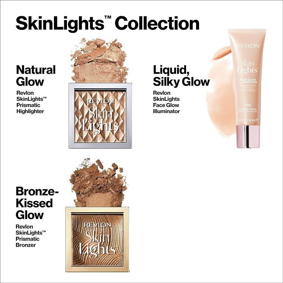 Revlon Skinlights Face Glow Illuminator Sunrise Luster 3 In 1 ...