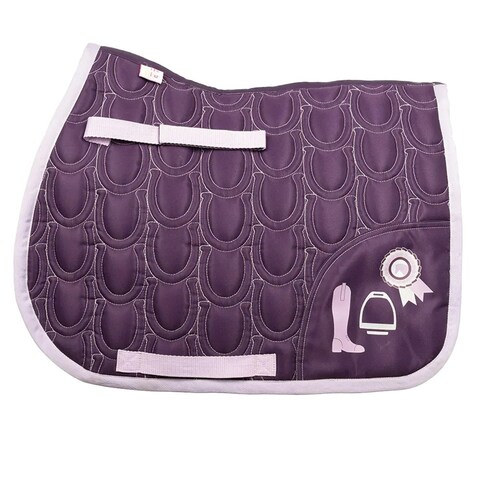 Little Rider Giddy Up Gymkhana Horse Saddlepad - Purple/Lilac - Small ...
