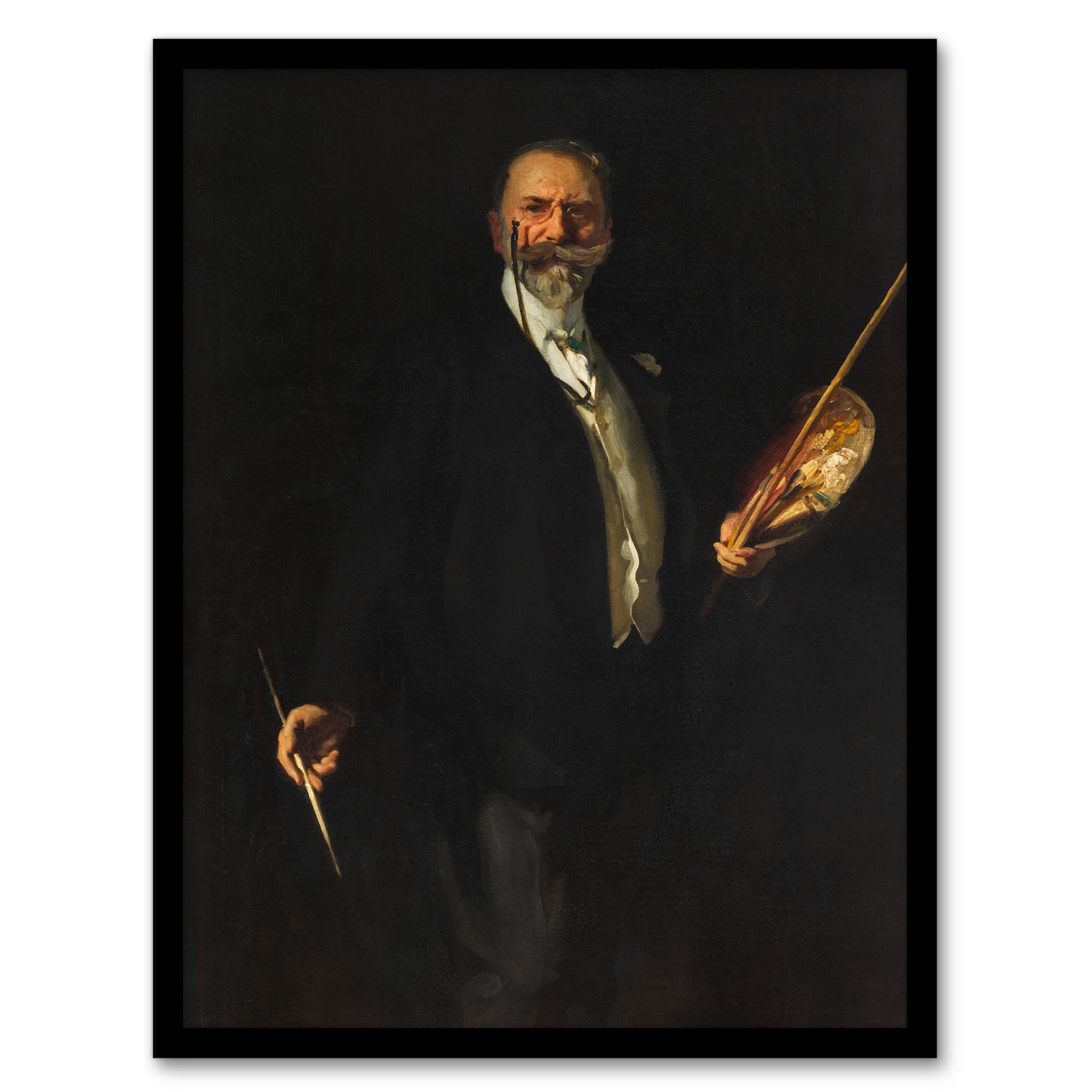 John S Sargent Framed Wall Art Artist William Merritt Chase Portrait ...