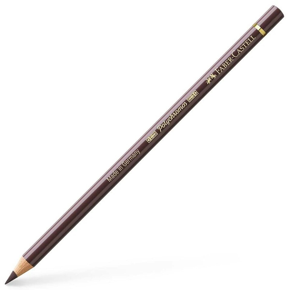 Faber-Castell - Polychromos Artists' Pencil, Walnut Brown (177 ...