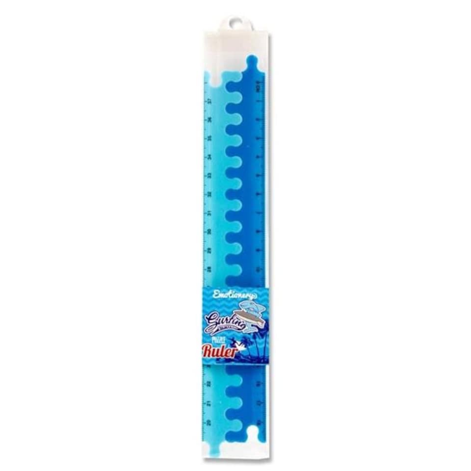 Surfing Stationery 38cm Puzzle Ruler by Emotionery - Tesco Groceries