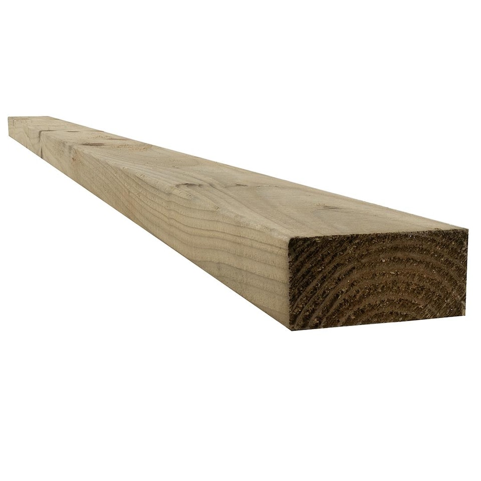Snowdon Timber Garden Treated 4x2inch Timber (L) 1.8m (W) 95mm (T) 45mm ...